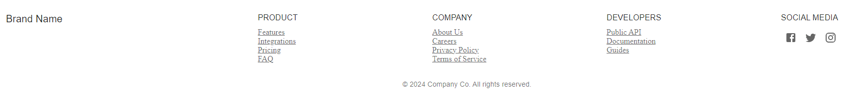 create a footer in react mui 5 - FrontendShape