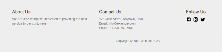 Create A Footer In React Mui 5 Frontendshape