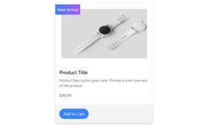 Next.js with Shadcn UI Product Cards Example - FrontendShape